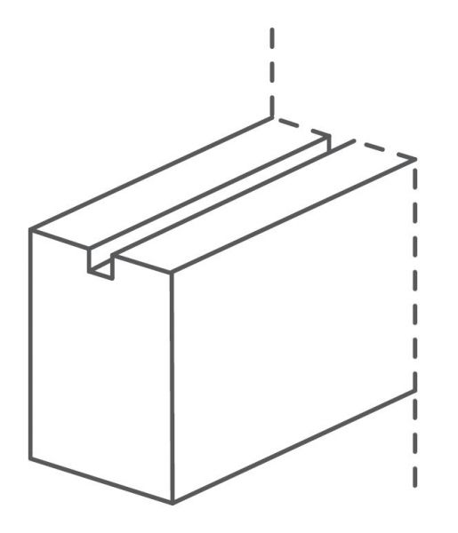 Hunton Modern Cornice / Light Pelmet - Painted | KDH