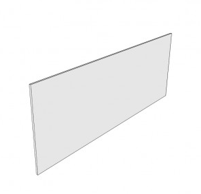 Porter Gloss Breakfast Bar End Panel - Painted | KDH